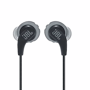 JBL Endurance RUN Sweatproof Sports In-Ear Headphones with One-Button Remote and Microphone (Black)