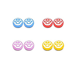 yingwangtong Thumb Lever Cap Handle Accessory Set Aiming Aid Cap, Compatible With Xbox One Series X S Nintendo Switch Pro Controller Ps5 Ps4 Controller Lever Joystick Protection Accessory (8 Pieces)