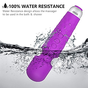 Female Vibrator, G-Spot & Sex Toy, 20 Modes & 8 Speeds Wand Massager, Quiet, Waterproof, USB Rechargeable Vibrator, Hand-Held Cordless Sex Toys Vibrator for Her Pleasure, Female Adult Toy - Purple