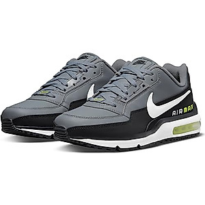 NIKE Men's AIR MAX LTD 3 Running Shoe, Black White Smoke Grey 002, 11