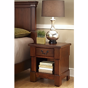 The Aspen Rustic Cherry Night Stand by Home Styles