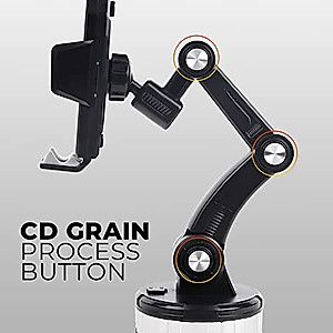 Super Adsorption Phone Holder, Phone Mount for Car Center Console, Hands-Free Universal On-Board Suck Support Clamp Bracket for Car Dashboard Windshield Mount