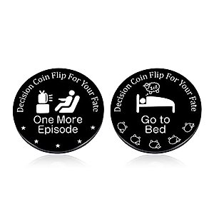 Funny Decision Gifts Coin Maker for Teen Boys Girls Birthday Christmas Stocking Stuffers for Women Men Teenage TV Fan Lovers Gift for Son Daughter Kids Best Friend Valentines Day Gift for Men Husband