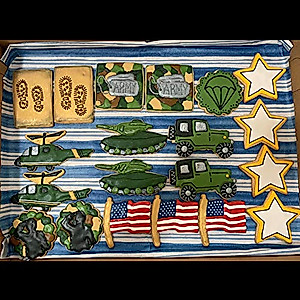 SUV Military/Off Road Truck Vehicle 4.25 Inch Cookie Cutter from The Cookie Cutter Shop – Tin Plated Steel Cookie Cutter – Made in the USA