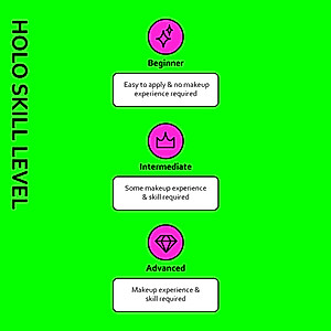 HOLO EYES 5 Designs 10 Sets Holographic Eye Makeup Stickers Festival Face Gems Temporary Stickers Crystal Face Stickers Decorations Fit for Festival Rave Carnival Party and Events Euphoria