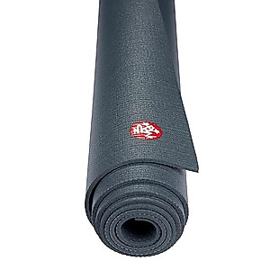 Manduka PRO Lite Yoga Mat - Lightweight For Women and Men, Non Slip, Cushion for Joint Support and Stability, 4.7mm Thick, 71 Inch (180cm), Thunder