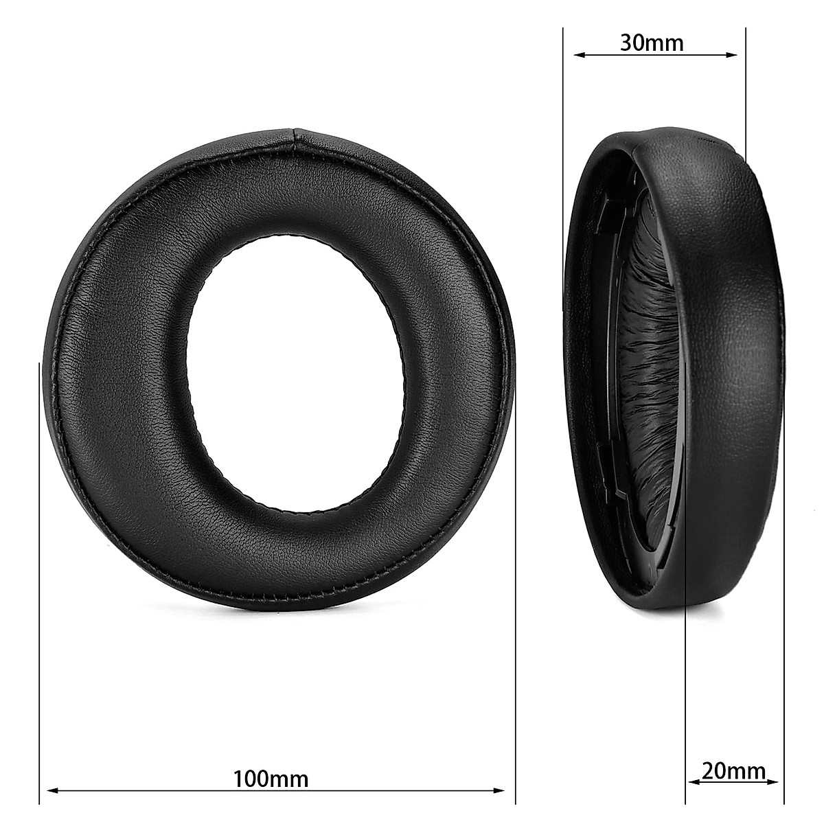 Replacement black Cushion Ear Pads earmuff earpads cup cover pillow Compatible with Sony ps3 ps4 gold Wireless CECHYA-0083 Stereo 7.1 Virtual Surround headphone headset