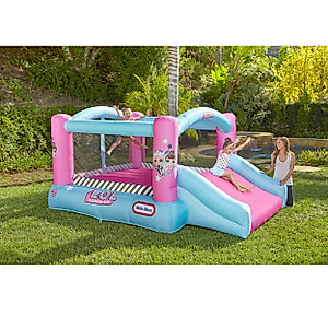 L.O.L. Surprise Jump 'n Slide Inflatable Bounce House with Blower