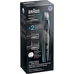 Braun Precision Trimmer PT5010, Men's Precision Beard, Ear & Nose, Mustache detailer, styler