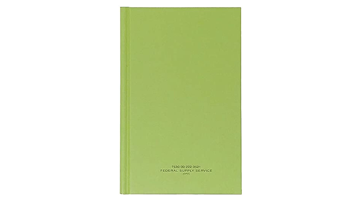 Green Military Log Book - Durable & Lined Pages