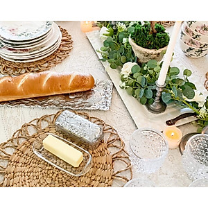 Arthur Court Designs Aluminum Grape Covered Butter Cream Cheese Dish Container Keeper Hand Polished Tarnish Free Artisan Quality with glass dish 7 inch Long