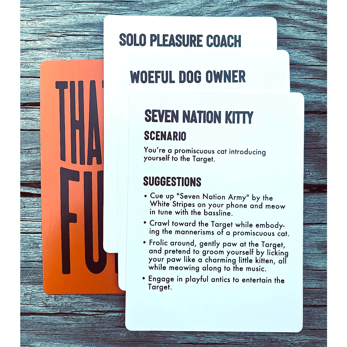 Pilgrim Soul That's NOT Funny - A Party Game for People Who Love to Laugh - 150 Ridiculous Role Playing Cards - Fun Topics Games for Family and Friends