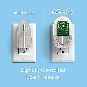 Febreze Odor-Fighting Fade Defy PLUG Air Freshener Refill, Linen & Sky, (3) .87 fl. oz. Oil Refills