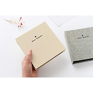 Fancyme 100 Pockets Instax Mini Photo Album Film Book Compatible with Fujifilm Instax Mini LiPlay 11 9 8 7s 90 70 25 Instant Camera 3 Inch Picture Name Card Holder (Beige)