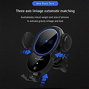 #8gf231 Wireless Car Charger Mount-Triangle Linkage Automatic Clamping Qi Fast Charging