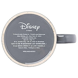 Silver Buffalo Haunted Mansion Beware Ceramic Mug, 20 Ounces