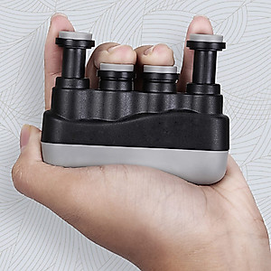 5 Pounds Piano Hand Grip Finger Trainer Black Adjustable Finger Power Device Training Grip Strengthener Hand Exerciser for Adult