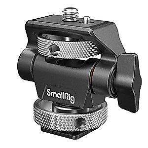 SMALLRIG Field Monitor Mount Monitor Holder Swivel and Tilt Adjustable with Cold Shoe Mount for 5" and 7" Monitor - 2905