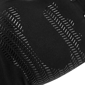 IPENNY Elastic Summer Gloves for Men, Non-Slip Anti-UV Breathable Gloves, Sunscreen Ice Silk Cooling Thin Fingerless Mittens for Driving Bike Cycling