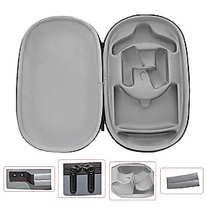 Quest 2 VR Gaming Headset Touch Controller Accessories Kit Oculus Quest 2 Case Accessories, Lightweight Portable Safeguard Hard Travel Storage Bag