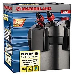 Marineland Magniflow Canister Filter for Aquariums, Fast Maintenance