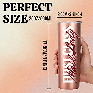 Onebttl Mail Carrier Gifts for Women, Mail Lady Gifts, Gifts for Mail Carrier, Postal Workers, Mail Lady, First Class Mail Lady Stainless Steel Tumbler 20OZ