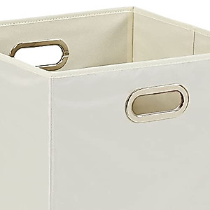 Household Essentials Folding Laundry Hamper, Natural