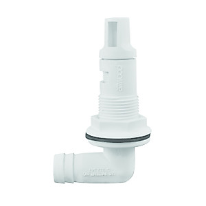 Attwood 4125-7 Adjustable Polypropylene Livewell Pump or Livewell Aerator Spray Head for 3/4-inch Hose