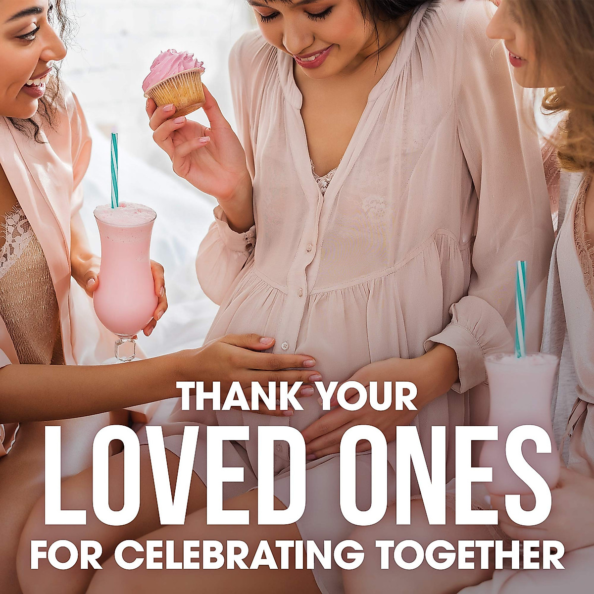 Chapstick Party Favor Lip Balm Gift Pack It's a Baby 10 sticks 0.15 oz each, Cream White