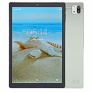 Naroote Kids Tablet, Gaming Tablet 8 Core CPU for Android System 4GB 64GB 100‑240V Green for Entertainment (US Plug)