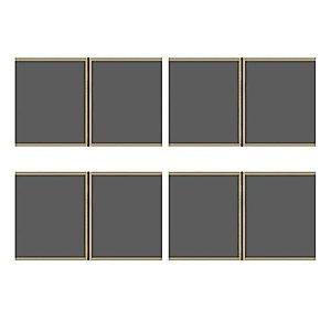 COWVIE Gazebo Netting Screen Replacement Universal 4-Panel Sidewalls 10' x 10' ( Only Netting)