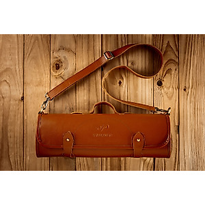 Chef Knife Bag by EVERPRIDE – Knife Roll Holds 10 Knives up to 18” PLUS Pocket for Cooking Tools – Durable Knife Carrier for Chefs and Culinary Students – Knives Not Included