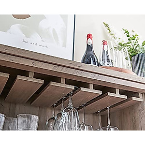 Home Source Bar Cabinet with Curved Wire Mesh Doors in Stone Grey Finish