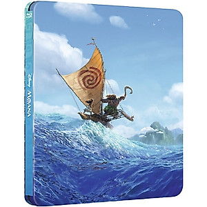 Podcast-Moana Steelbook 2017 3D Includes 2D Version Uk Exclusive Limited Edition Steelbook Blu-1 region Free
