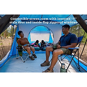 Wenzel 8 Person Klondike Tent, Blue