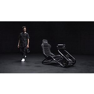 Playseat Trophy Sim Racing Cockpit | High Performance Racing Simulator Cockpit | Supports Direct Drive | Compatible with All Steering Wheels & Pedals on The Market | Supports PC & Console | Black