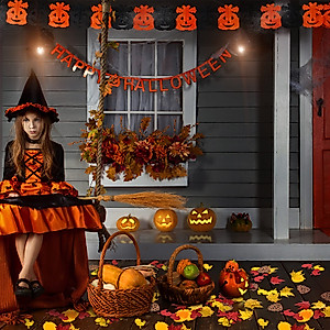 Fall Confetti Autumn Glitter Sequin Confetti Thanksgiving Confetti Fall Maple Leaves Turkey Pumpkin Confetti Sprinkles Table Decorations for Thanksgiving Fall Party Supplies, 2.1 oz