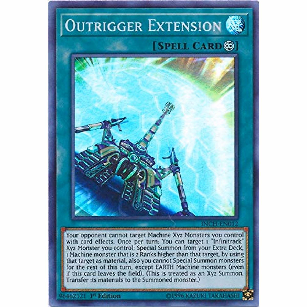 Yu-Gi-Oh! - Outrigger Extension - INCH-EN012 - Super Rare - 1st Edition - Infinity Chasers