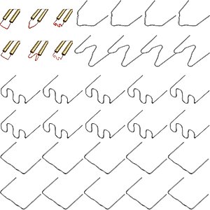 3600 Pcs Hot Staples Plastic Welding Repair Hot Staplers Car Auto Bumpers Welding Repair Staplers Plastic Welder Staples Welding Staples Repair Tool Kit for All Cars 0.8 mm 0.6 mm (Multi Styles)