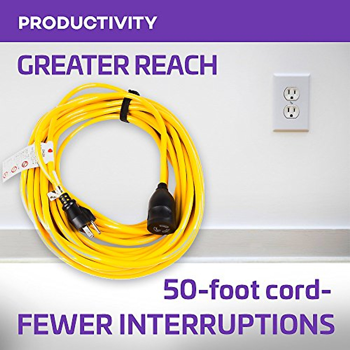 ProTeam Wet Dry Vacuums, ProGuard 20, 20-Gallon Commercial Wet Dry Vacuum Cleaner with Tool Kit and Front Mount Squeegee