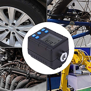 Digital Torque Wrenches Adapter, Electronic Digital Display Adjustable Torque Meter Wrench Socket Tool Steel Torsion Measuring Meter Tester(BDA2-030)