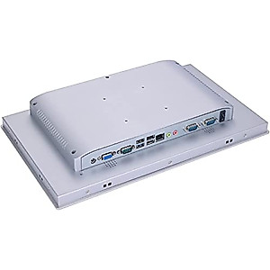 PARTAKER 15.6 Inch TFT LED Industrial Panel PC, All in One Touch Screen Desktop Computer, 10 Point Capacitive Touch Screen,Intel 4th Core I3, VGA HD LAN RS232 COM, 8GB Ram 128GB SSD