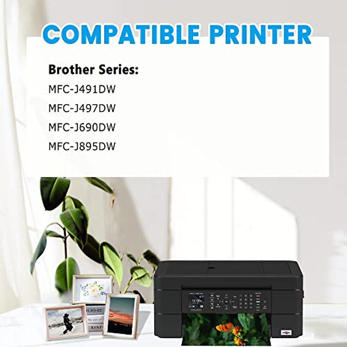 BINKSYLER Compatible LC3013 Ink Cartridges Replacement for Brother LC3013 LC3011 Work with Brother MFC-J491DW MFC-J497DW MFC-J690DW MFC-J895DW MFC-J487DW (6 Black,2 Cyan,2 Magenta,2 Yellow) 12-Pack