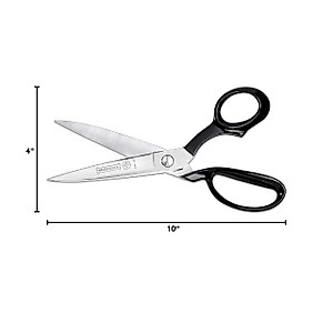 Mundial 498-10NPKE Bent Trimmers, 10", Black