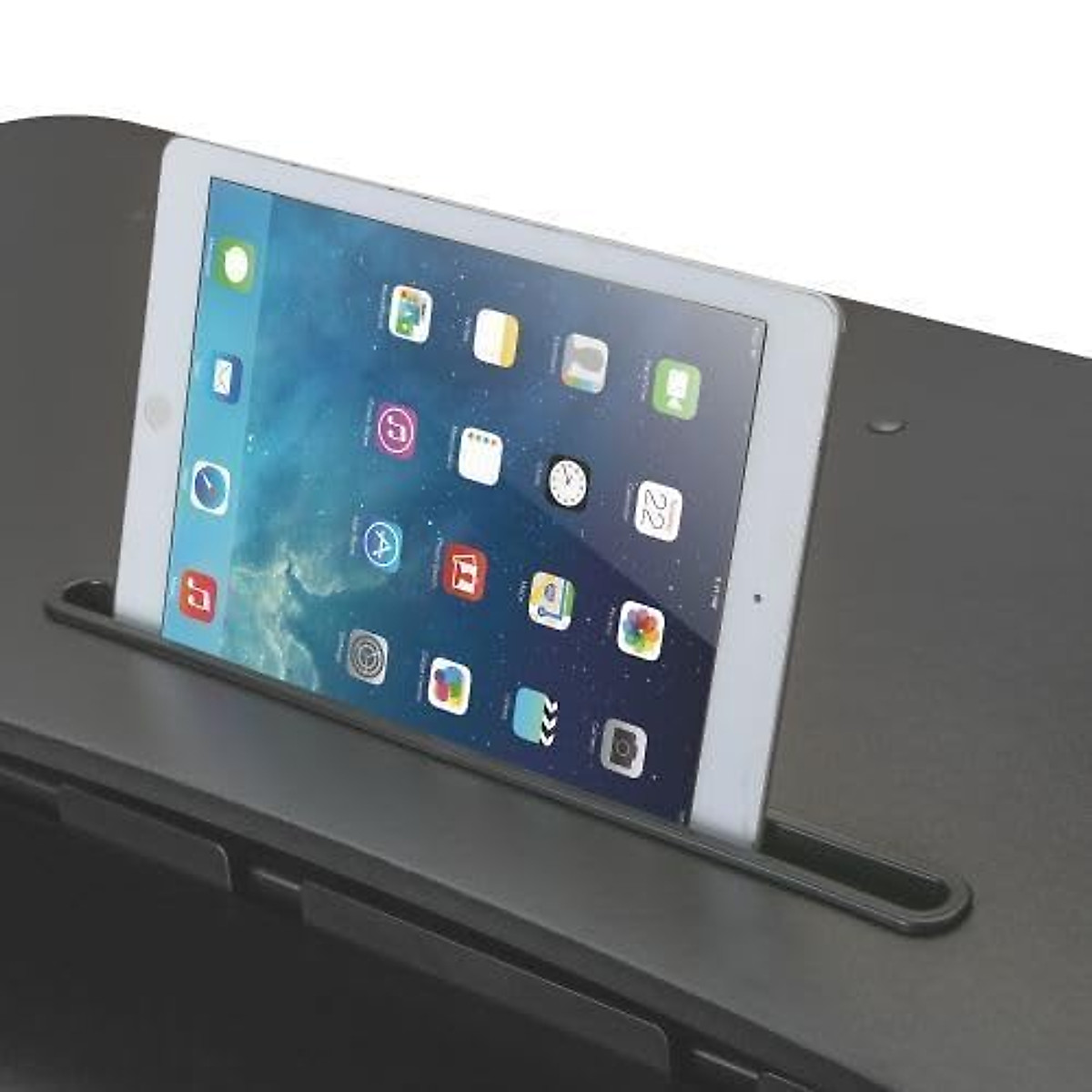 37" Dual Monitor Adjustable Height Desk Riser Tabletop Sit to Stand Workstation, Black