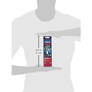 Oral B Floss Action Replacement Brush Heads Refill, 3Count, White