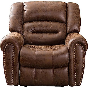 Phoenix Home Classic Power Chair Recliner, Nut Brown