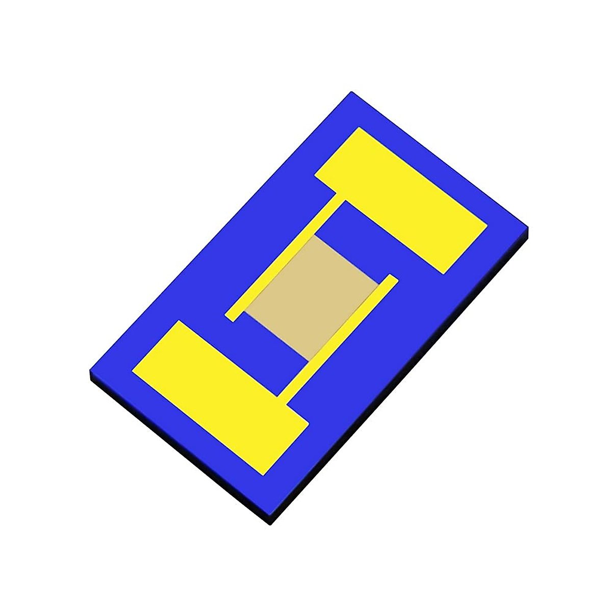 15 Pieces/Pack 3μm Interdigitated Electrodes IDE Silicon Substrate Interdigital Capacitor Arrays High-Accuracy Microelectrode MEMS Biosensor Medical Chemical Sensor Chip