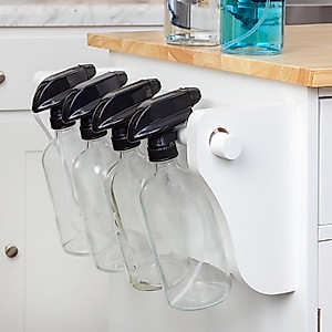 Cornucopia 16oz Clear Glass Spray Bottles (6-Pack); 3-Setting Sprayer Tops and Chalk Labels