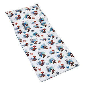 Marvel Spidey and his Amazing Friends Spidey Team Red, White, and Blue Deluxe Easy Fold Toddler Nap Mat